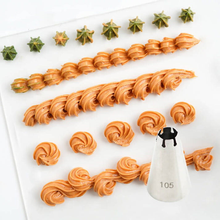 kowanii Cake Decorating Tips Icing Piping Nozzle #105