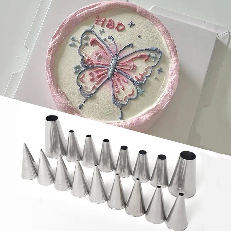 Korea Icing Piping Tips Round Cake Decorating Nozzle Tube – kowanii