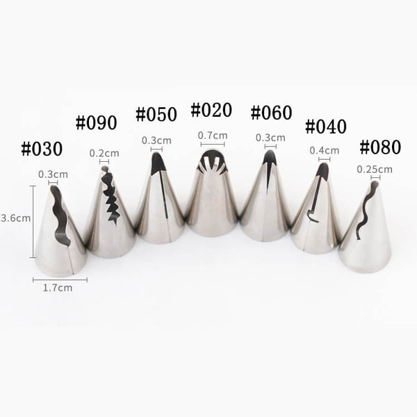 kowanii Ruffle Icing Piping Tips Nozzle Cake Decorating Tube