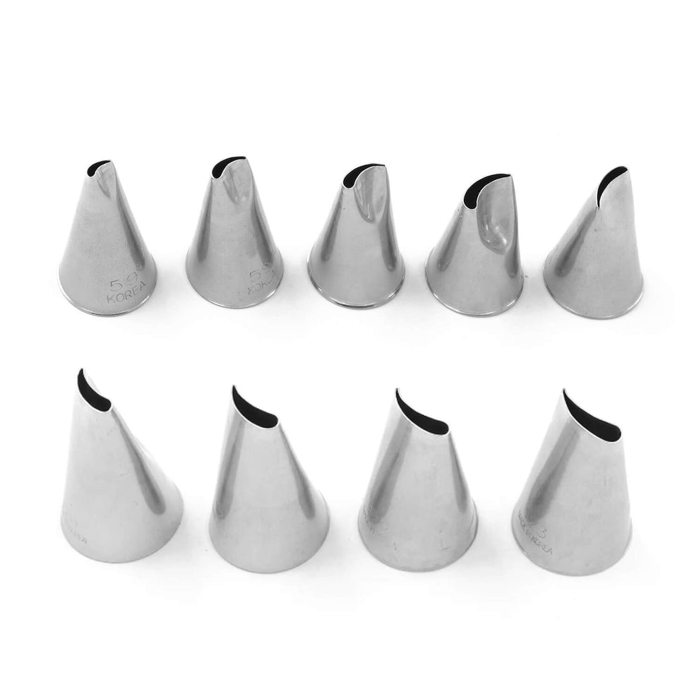 Korea Curved Petal Piping Tips Icing Nozzle #59 #61 #123 – kowanii