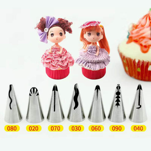 kowanii Ruffle Icing Piping Tips Nozzle Cake Decorating Tube