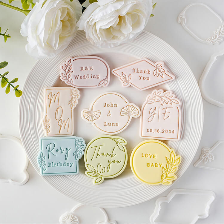Uppercase Lowercase Font Letter Number Press Set Cookie Stamps – kowanii