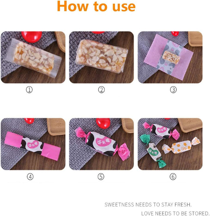Edible Rice Paper Candy Nougat Paper Package 2.6*3.2 inch – kowanii