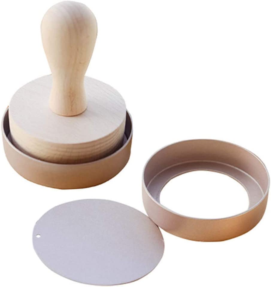 Egg Tart Press Tools Mold Wooden Pastry Tamper Pusher – kowanii